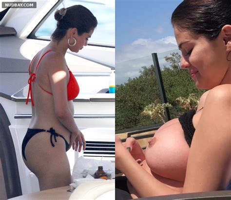 Selena Gomez Naked While Relaxing Flashed Her Excited Boobs Nudbay