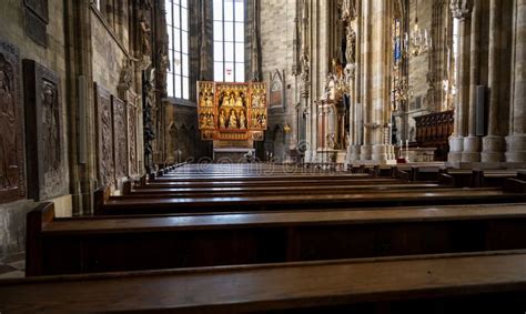 Vienna Austria August 24 2024 Beautiful Interior Of St Stephen S Cathedral In Vienna