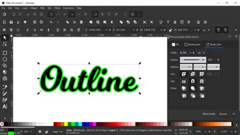 How To Outline Text With Inkscape Step Tutorial Logos By Nick