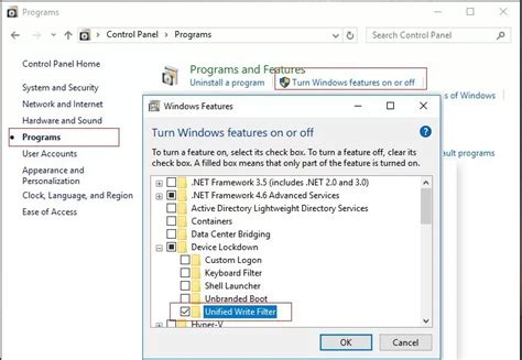 Using The Unified Write Filter Uwf On Windows 10 Windows Os Hub