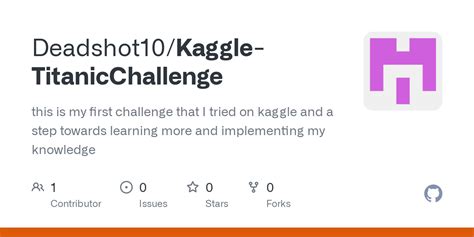 github deadshot10 kaggle titanicchallenge this is my first challenge that i tried on kaggle
