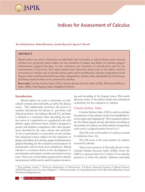 Pdf Indices For Assessment Of Calculus Pdf Indices For Assessment Of Calculus