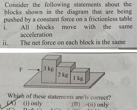 [answered] consider the following statements about the blocks shown in