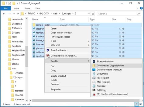 Zip Folder Windows 10 Treesilver
