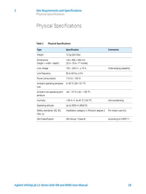 Agilent 1260 Infinity Ii Hplc G7115a Dad Detector Pdf Electronics Electrical Engineering