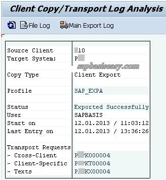 How To Do SAP Client Export SAP Basis Easy