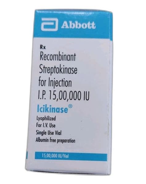 Recombinant Streptokinase Injection Ip For Iv Packaging Size 5ml At ₹ 1530 Vial In Navi Mumbai