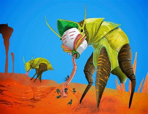 Aliens I Drew In Photoshop Ethan Kocak R Imaginarymonsters