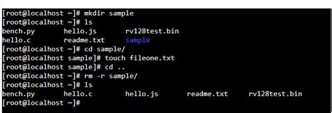 how to remove directory in linux delete folder and files