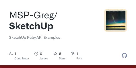 Github Msp Gregsketchup Sketchup Ruby Api Examples