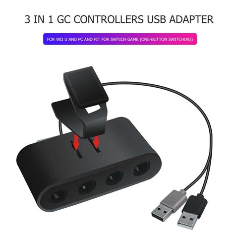 3 In 1 Gc Controllers Usb Adapter 4 Poorten Gc Con Grandado