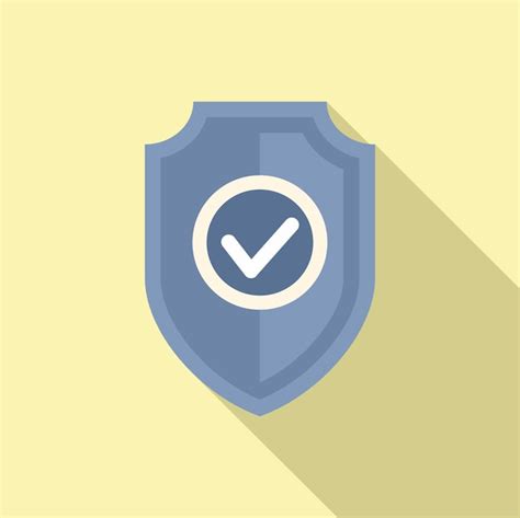 Premium Vector Shield Threat Icon Flat Vector Hacker Error Computer Security