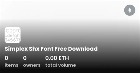 simplex shx font free download collection opensea
