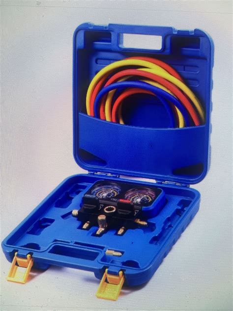 Baterie manometre 2 robineti value Vrm2-b-0501 freon r134 r404 r407 r2 ...
