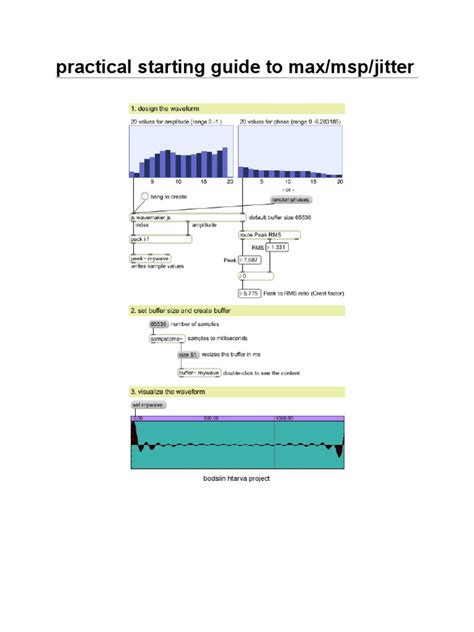practical starting guide to max msp jitter pdf rational number