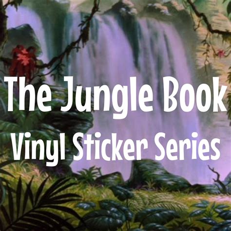 The Jungle Book Vinyl Sticker Series Etsy