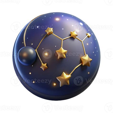 Impressive Creative 3d Celestial Sphere Virgo Constellation Exclusive