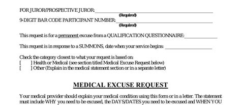 Medical Statement