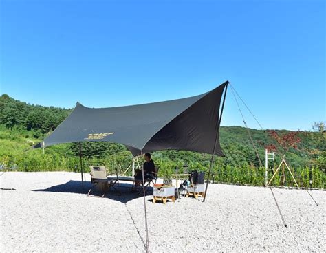 캠핑 타프 카즈미 와일드 필드 헥사 타프 치는법 활용 후기 네이버 블로그