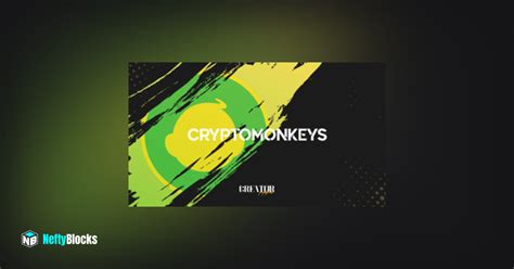 Creator Cryptomonkeys 217 Neftyblocks The 1 Trade To Earn Nft