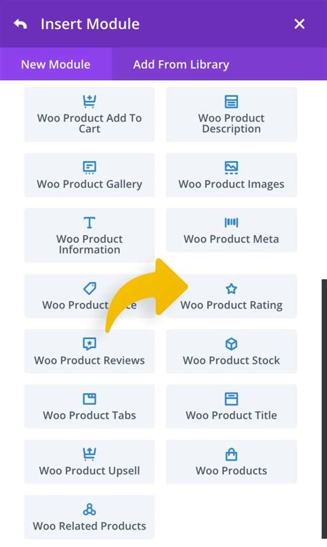 divi woocommerce product rating module elegant themes
