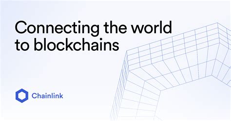 Chainlink The Industry Standard Web3 Services Platform