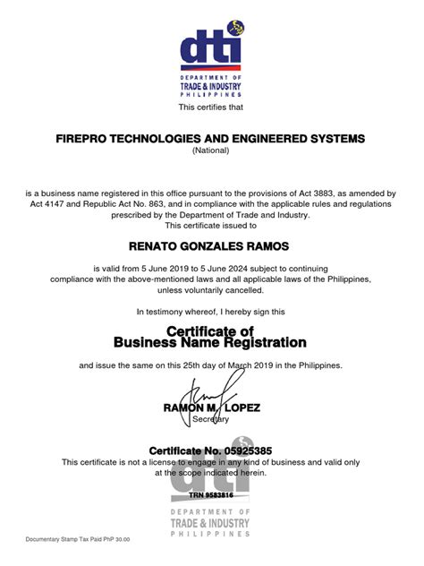 1 Dti Certificate Pdf Justice Crime And Violence