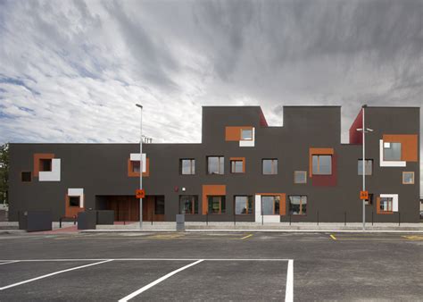 Primary School By C S Architects Features A Colourful Facade