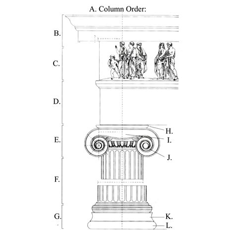 Midterm Hist Of Arch Ionic Column Diagram Quizlet