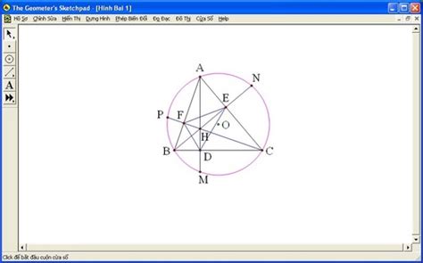 Phần mềmvẽ hình Geometer's Sketchpad - Website Phòng GD&ĐT Huyện Diễn Châu