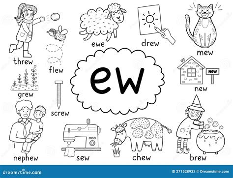 Ch Digraph Spelling Rule Black And White Educational Poster Set For