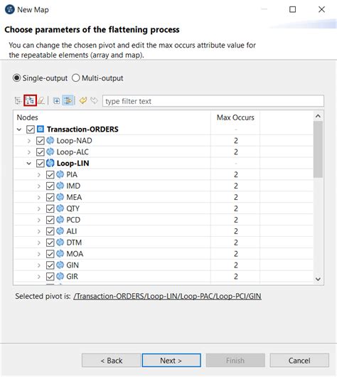 Creating A Flattening Map With A Single Output Talend Data Mapper