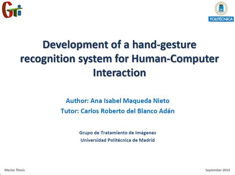 Development Of A Hand Gesture Recognition System For Human Computer
