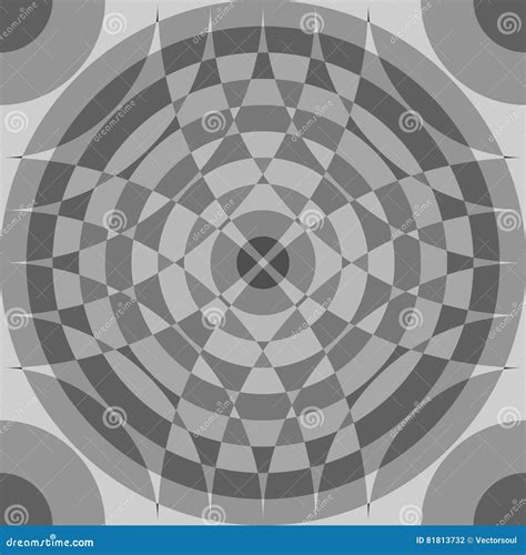 Repeatable Segmented Grayscale Pattern Monochrome Abstract Text Stock Vector Illustration Of