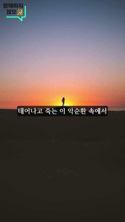 지금 이 육체는 그의 마지막 몸이 될 것이다 매일 아침 6시에 업로드 됩니다 아침을 여는 법구경 한 구절 352 성우 녹음 Shorts Youtube