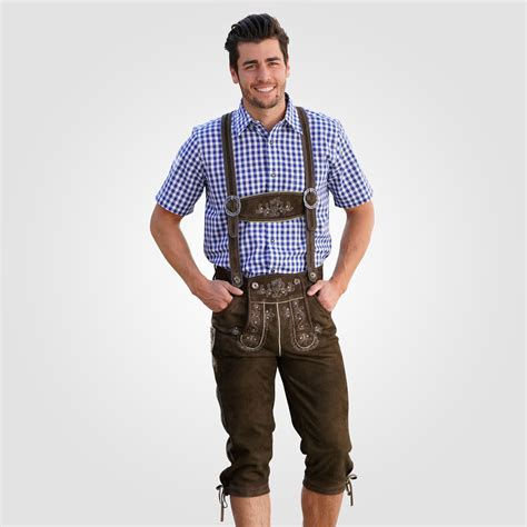 Trachten Lederhose Herren 3 4