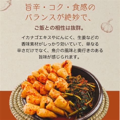 [冷] 韓国市場 チョンガッキムチ 500g チョンガキムチ 韓国市場 キムチ