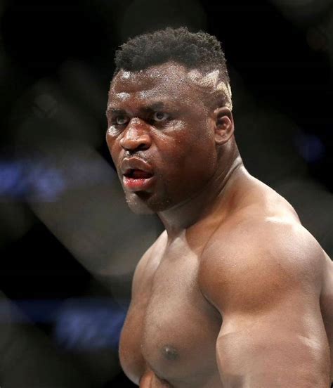 Download Francis Ngannou Serious Face Wallpaper