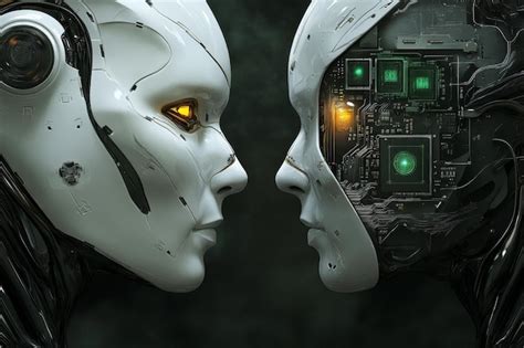 Digital Pathways Thought Process Neuro Tech Interface Neural Impulses And Bio Synaptic Humanoid