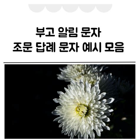 부고 알림 문자 조문 조의 답례 문자 문구 이렇게 쓰세요 네이버 블로그 부고 알림 문자 조문 조의 답례 문자 문구 이렇게 쓰세요 네이버 블로그