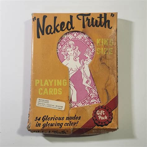 Adult Nude Playing Cards Etsy