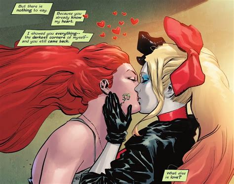 Poison Ivy Og Harley Quinn Kysser Kisha So For Todays Lgbtq Post