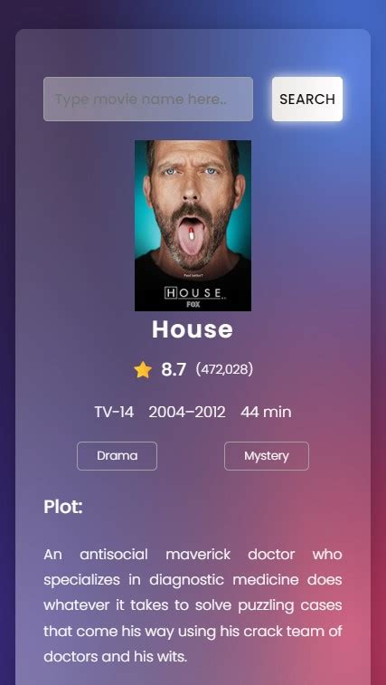 GitHub Ecemgo Movie Guide App It Includes Movie Guide App By Using Fetch API