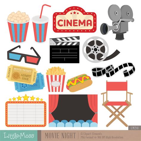 Movie Night Clipart Movie Clip Art Movie Night Clipart Theater