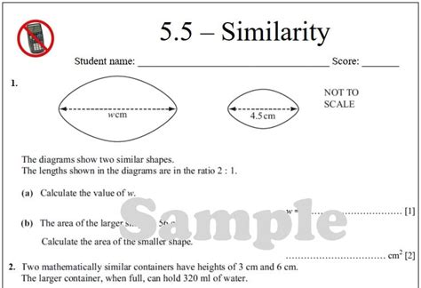 Maths Igcse Topic 05 05 Similarity 0607 Math Support