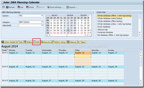 Sap使用db13和brtools发起oracle数据库备份sap Db13 Csdn博客