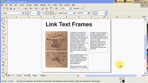 Linking Text Boxes In Coreldraw Basic Alex Galvezs Blog Blogs