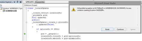 Crash WinC Function OBASE MDI Template Plex 2E