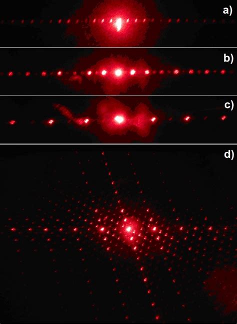 Diffraction Patterns Observed From Gratings With D 24 μm D 14 μm