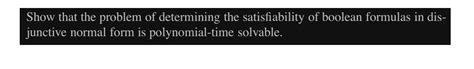 solved show that the problem of determining the